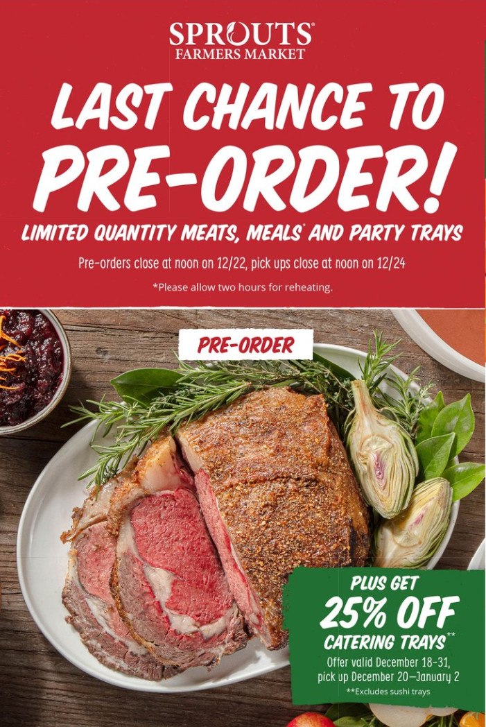 Sprouts Weekly Ad Dec 18 – Dec 24, 2024 (Christmas Promotion Included)