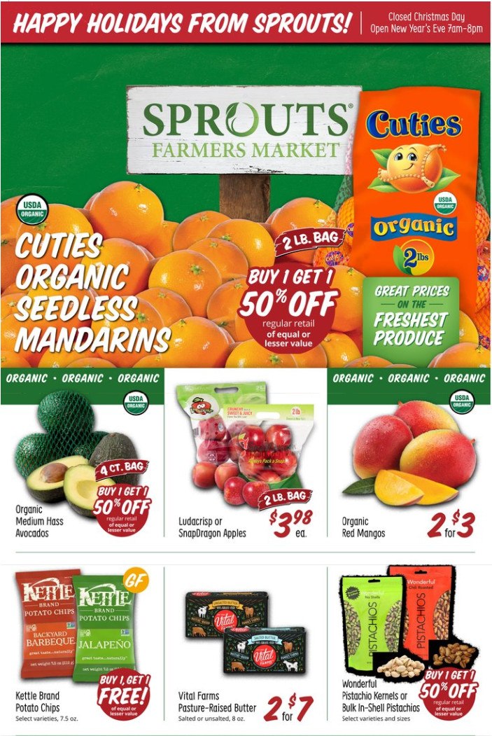 Sprouts Weekly Ad Dec 25 – Dec 31, 2024