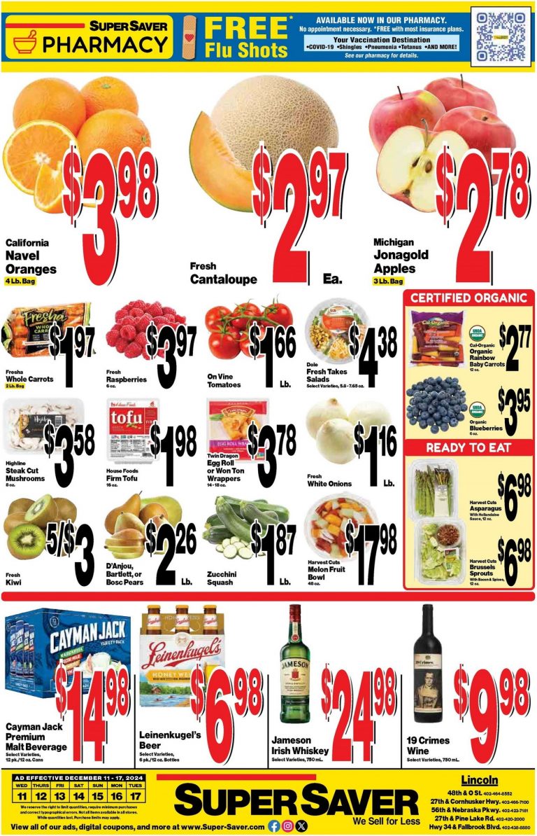 Super Saver Weekly Ad Dec 11 – Dec 17, 2024
