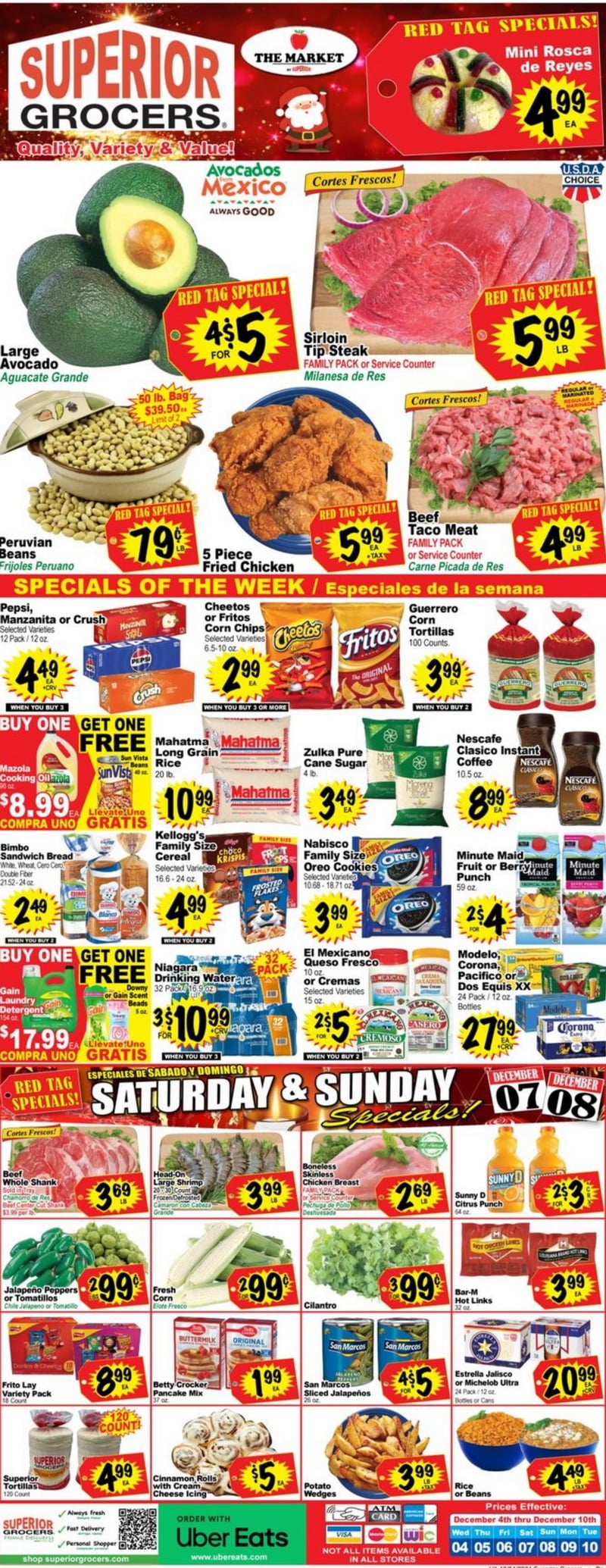 Superior Grocers Weekly Ad Dec 04 – Dec 10, 2024