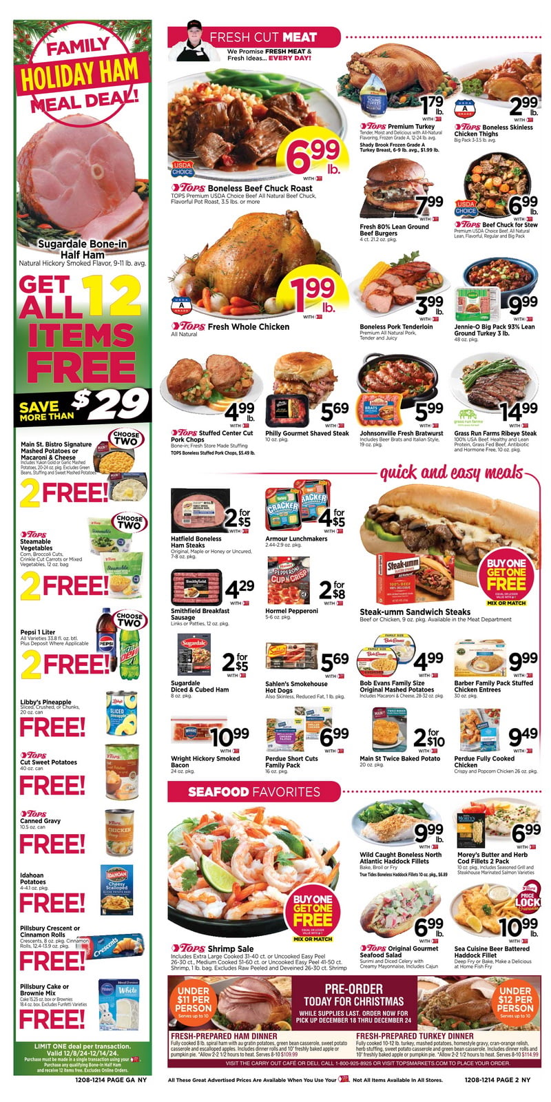 Tops Weekly Ad Dec 08 – Dec 14, 2024