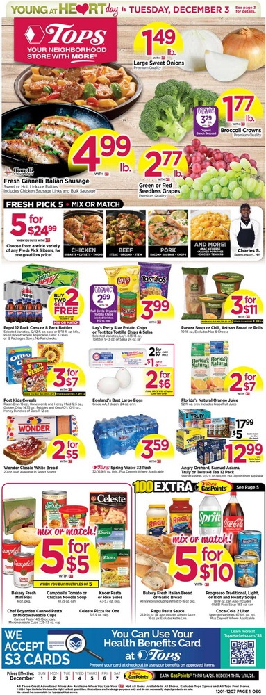 Tops Weekly Ad Dec 01 – Dec 07, 2024