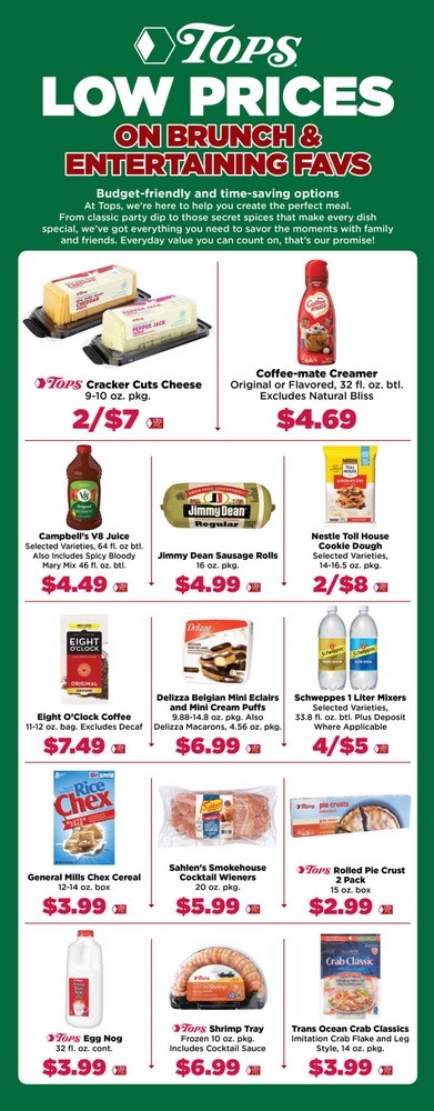 Tops Weekly Ad Dec 01 – Dec 07, 2024
