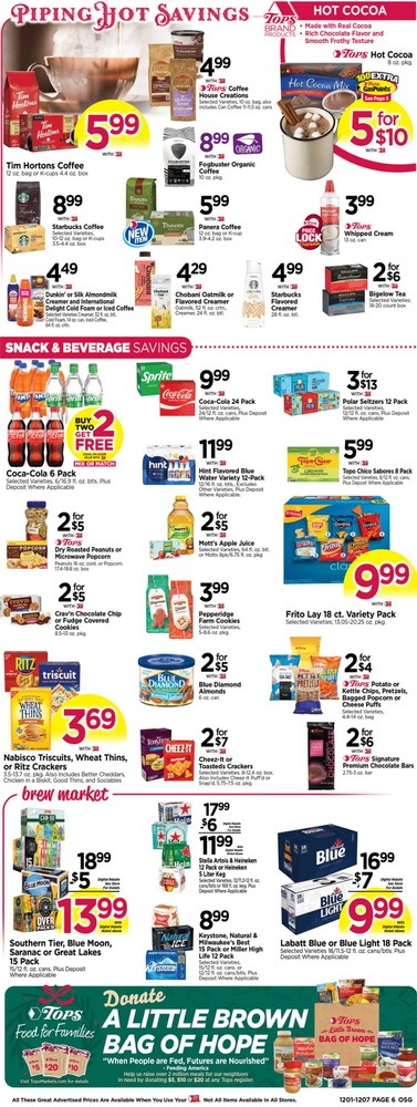 Tops Weekly Ad Dec 01 – Dec 07, 2024