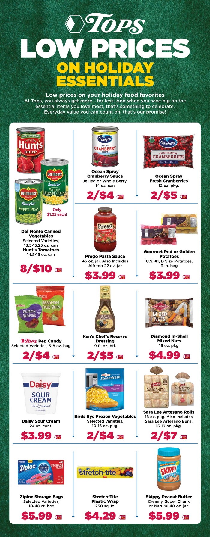Tops Weekly Ad Dec 22 – Dec 28, 2024 (Christmas Promotion Included)