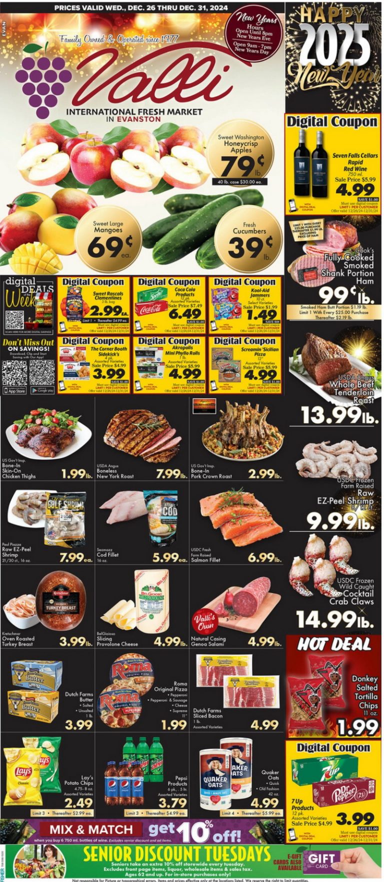 Valli Produce Weekly Ad Dec 26 – Dec 31, 2024 (New Year Promotion Included)