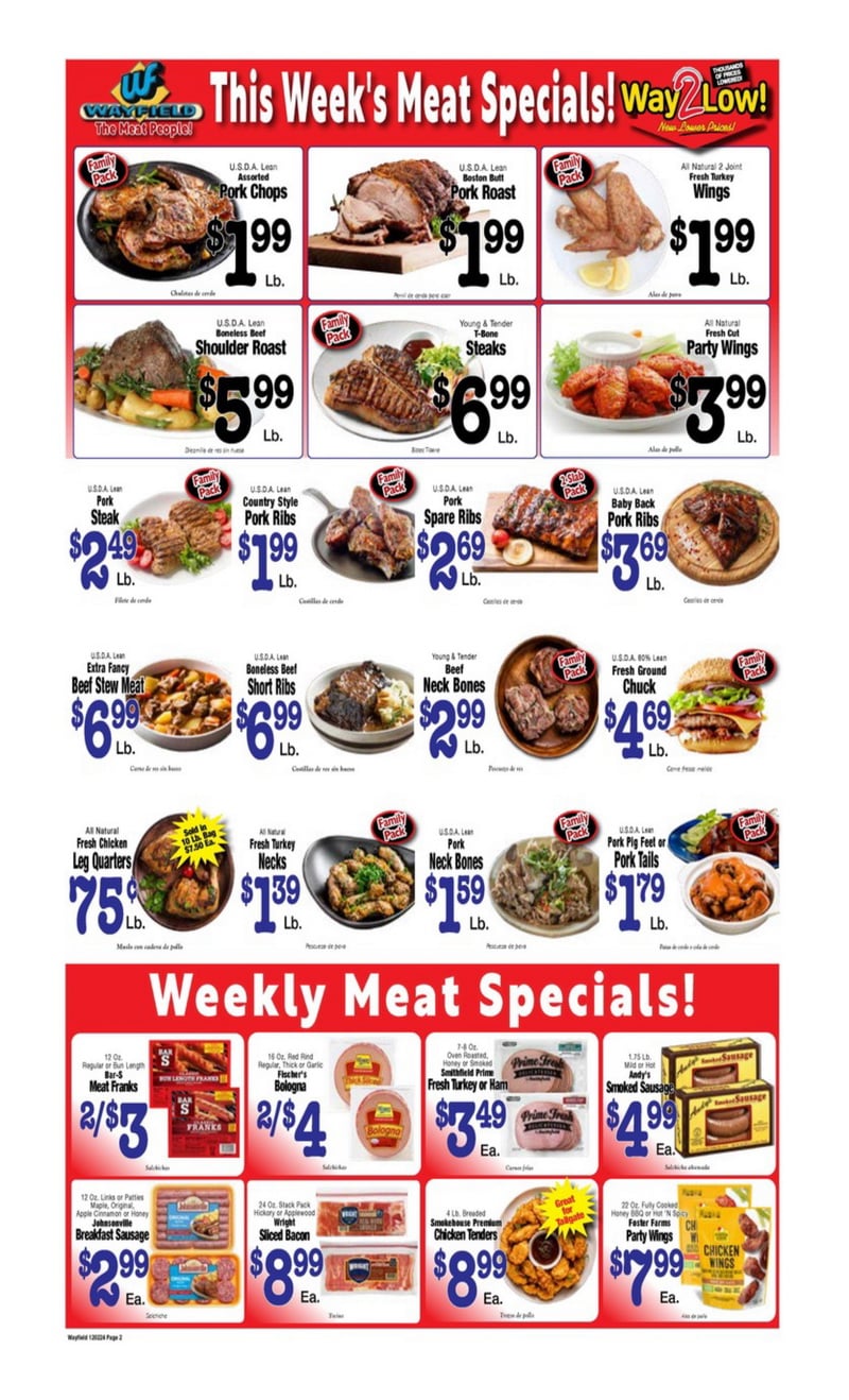 Wayfield Foods Weekly Ad Dec 02 – Dec 08, 2024