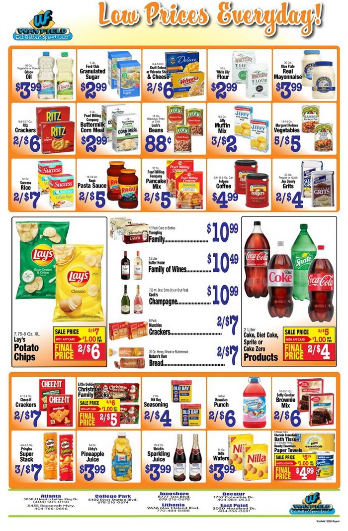 Wayfield Foods Weekly Ad Dec 23, 2024 – Jan 05, 2025 (Christmas & New ...