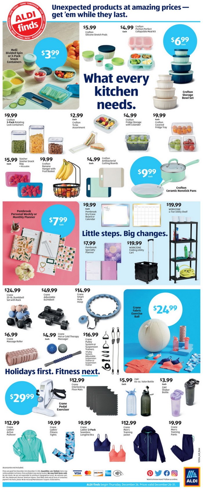 ALDI Weekly Ad Dec 25 – Dec 31, 2024 (New Year Promotion Included)