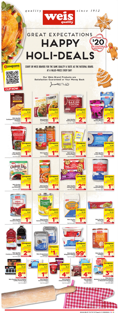 Weis Markets Weekly Ad Dec 12 – Dec 18, 2024
