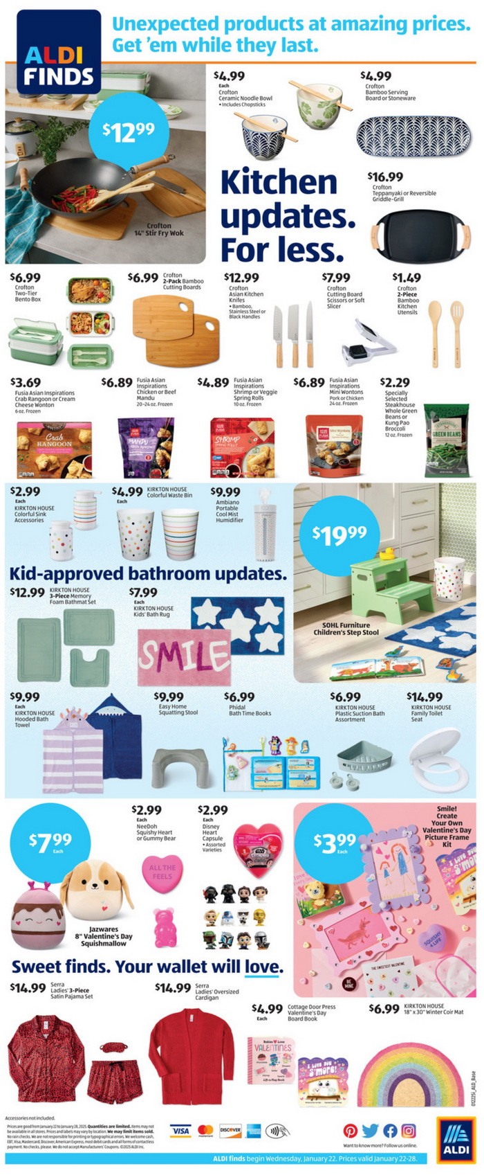 ALDI Weekly Ad Jan 22 – Jan 28, 2025