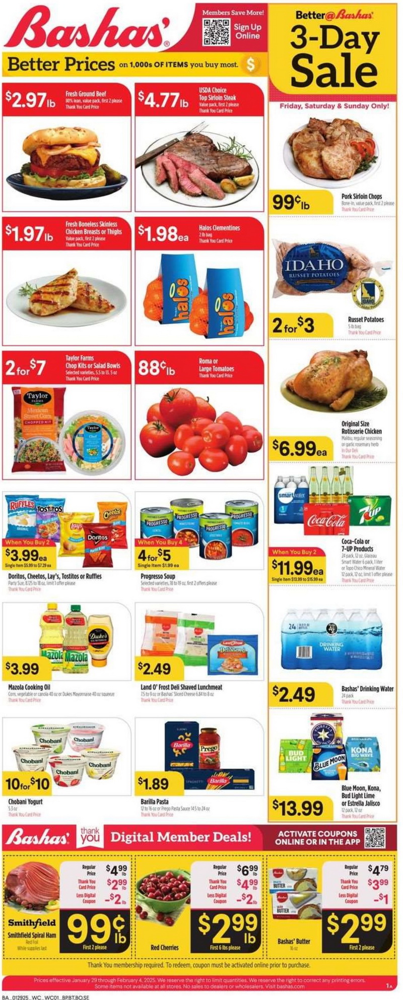 Bashas Weekly Ad Jan 29 – Feb 04, 2025