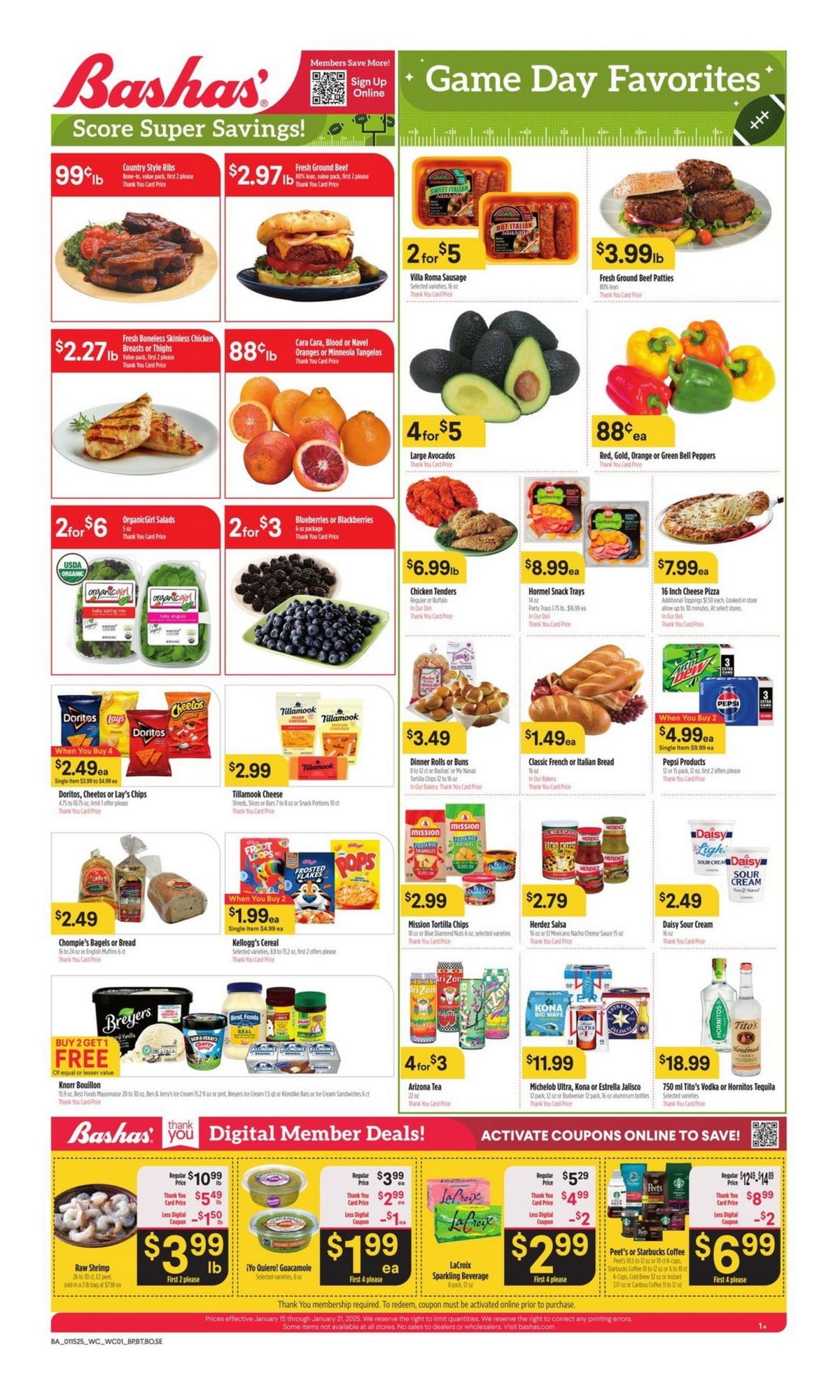 Bashas Weekly Ad Jan 15 – Jan 21, 2025