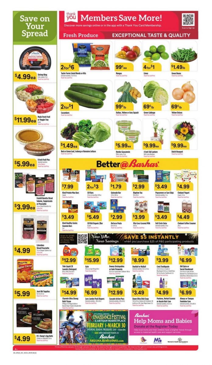 Bashas Weekly Ad Jan 15 – Jan 21, 2025