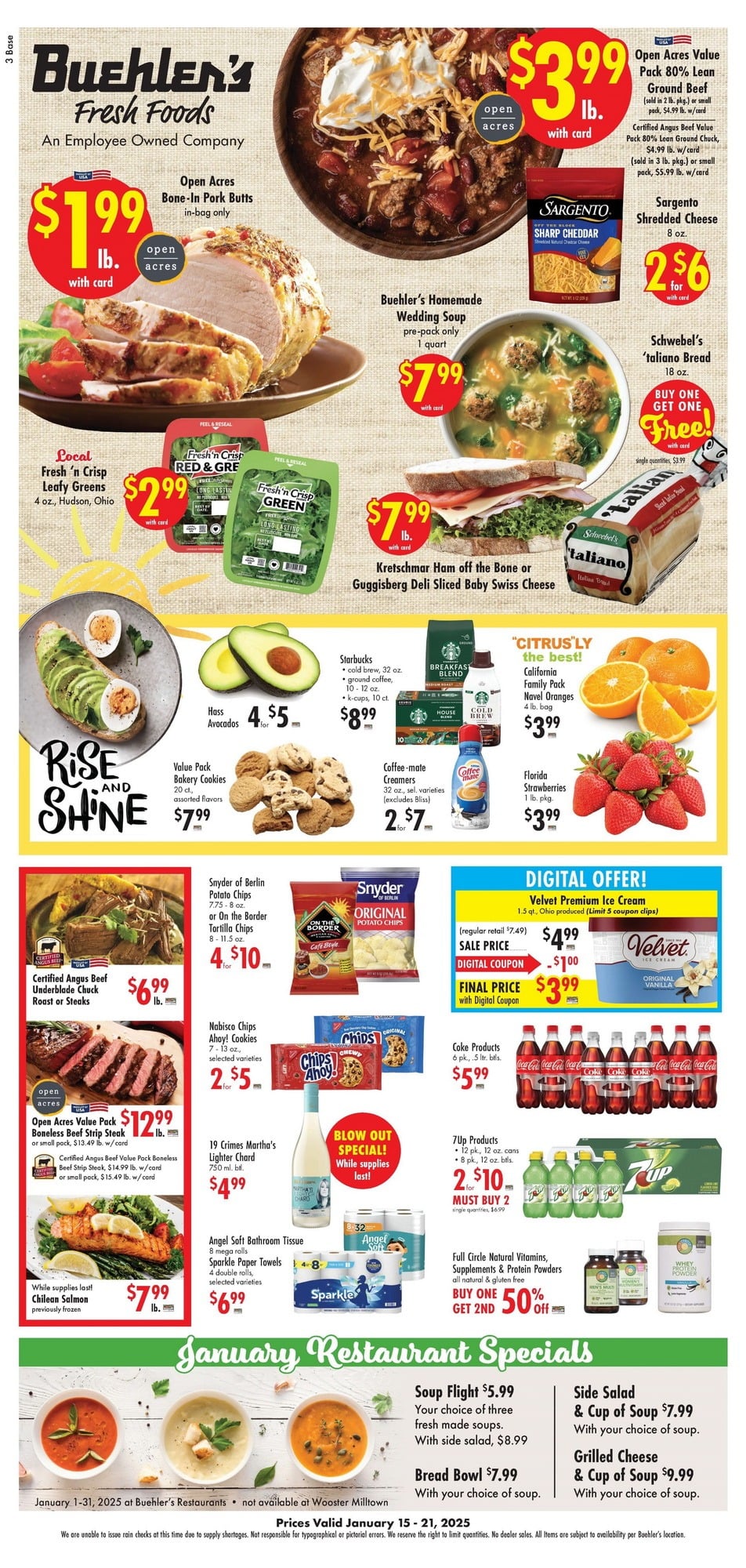 Buehler's Weekly Ad Jan 15 – Jan 21, 2025