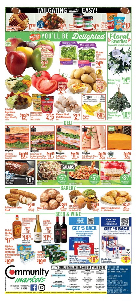 Community Markets Weekly Ad Jan 09 – Jan 15, 2025