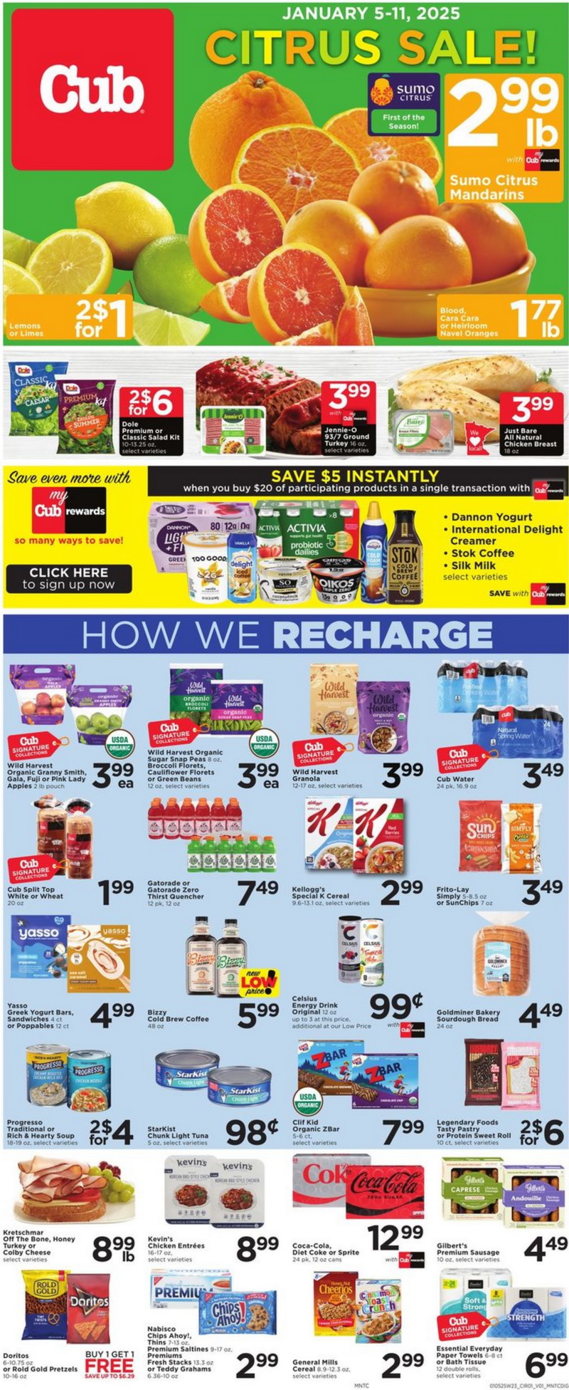 Cub Foods Weekly Ad Jan 05 – Jan 11, 2025