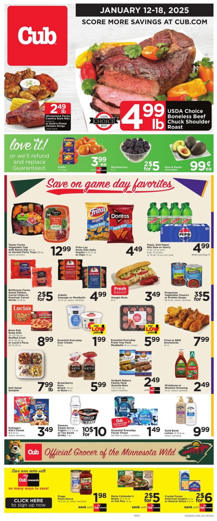 Cub Foods Weekly Ad Jan 12 – Jan 18, 2025