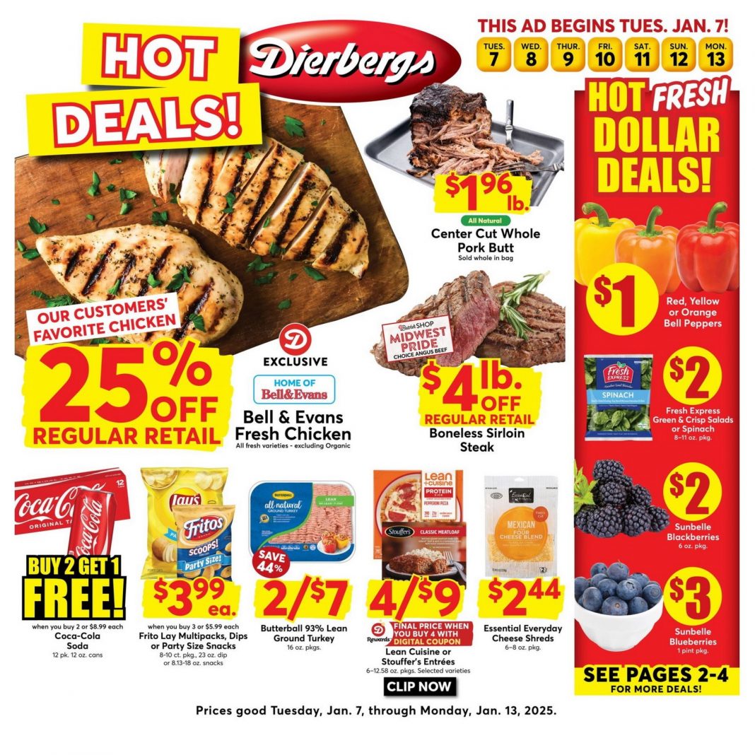 Dierbergs Markets Weekly Ad Jan 07 – Jan 13, 2025