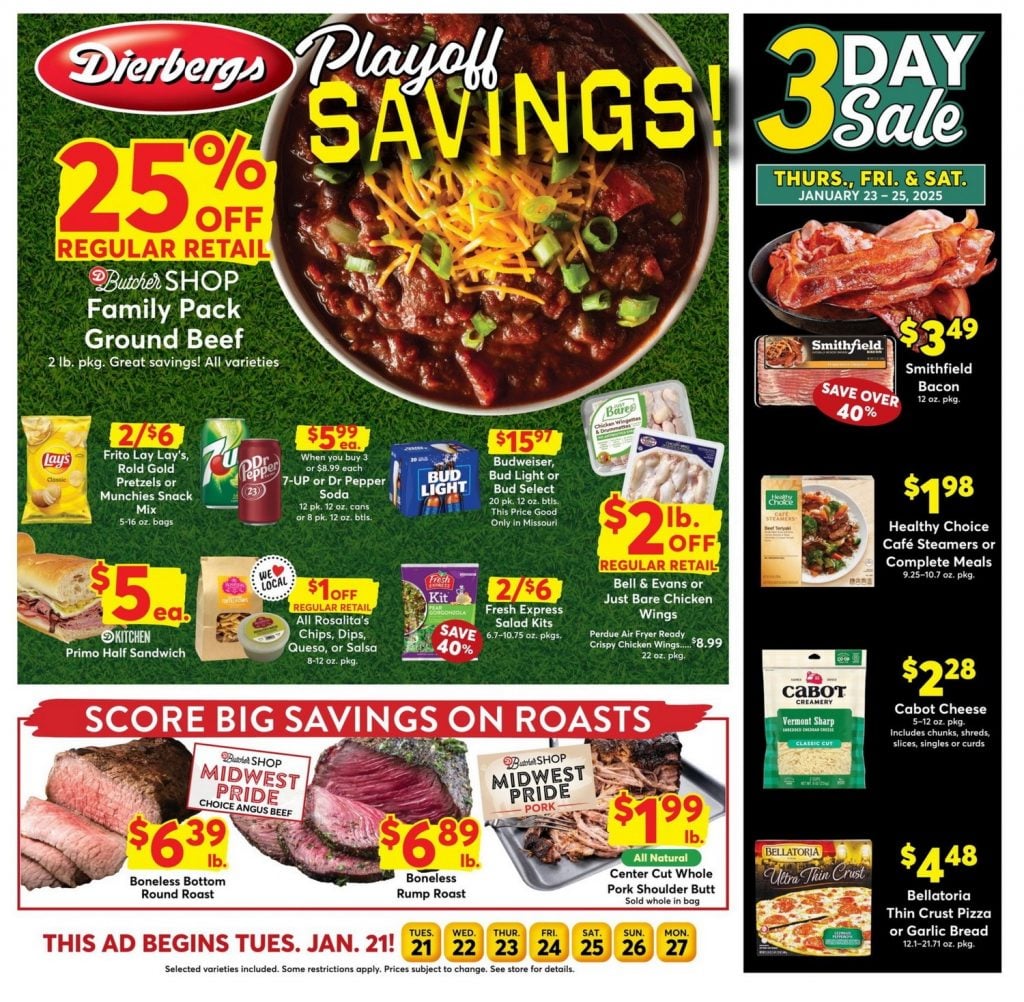 Dierbergs Markets Weekly Ad Jan 21 – Jan 27, 2025