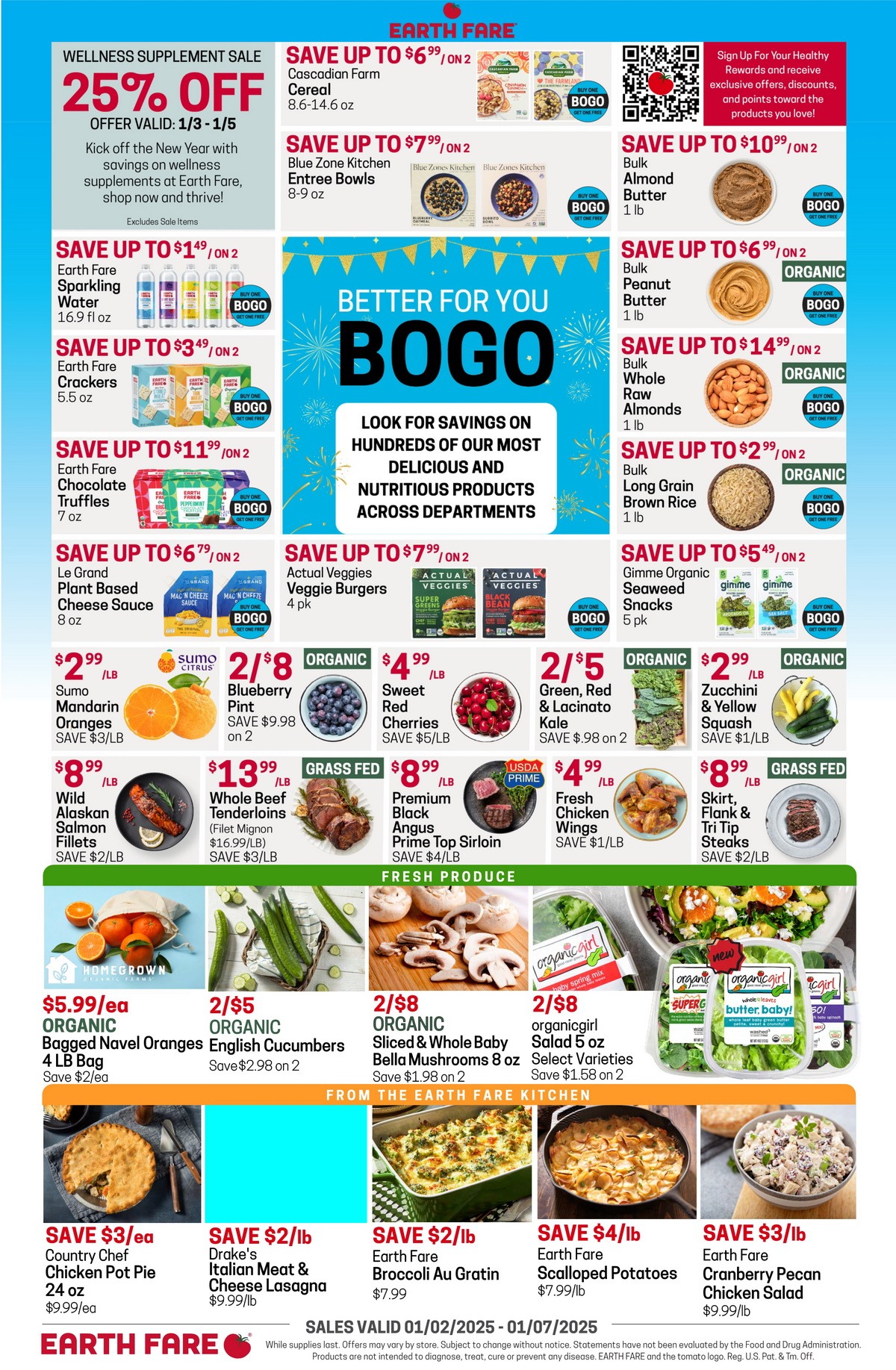 Earth Fare Weekly Ad Jan 02 – Jan 07, 2025