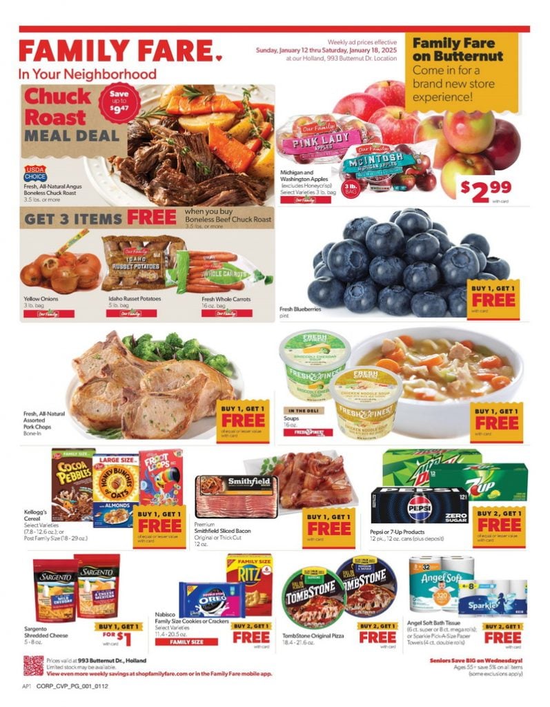 Family Fare Weekly Ad Jan 12 – Jan 18, 2025