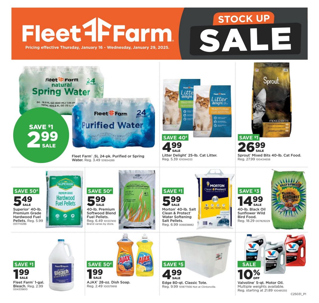 Fleet Farm Weekly Ad Jan 16 – Jan 29, 2025