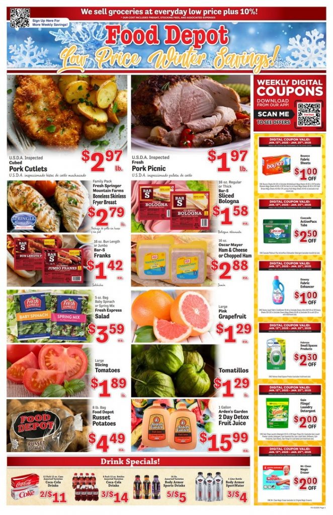 Food Depot Weekly Ad Jan 13 – Jan 19, 2025