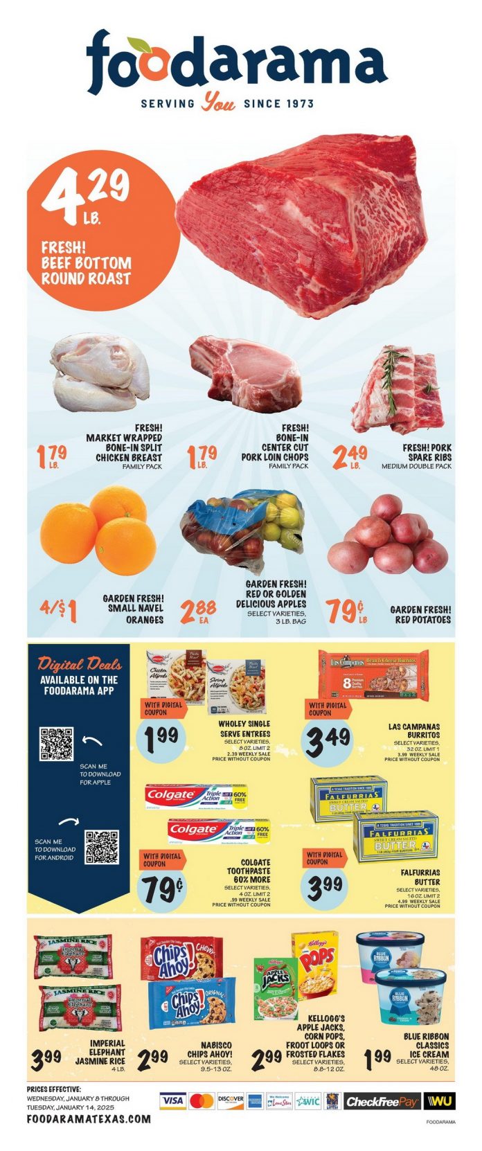Foodarama Weekly Ad Jan 08 – Jan 14, 2025