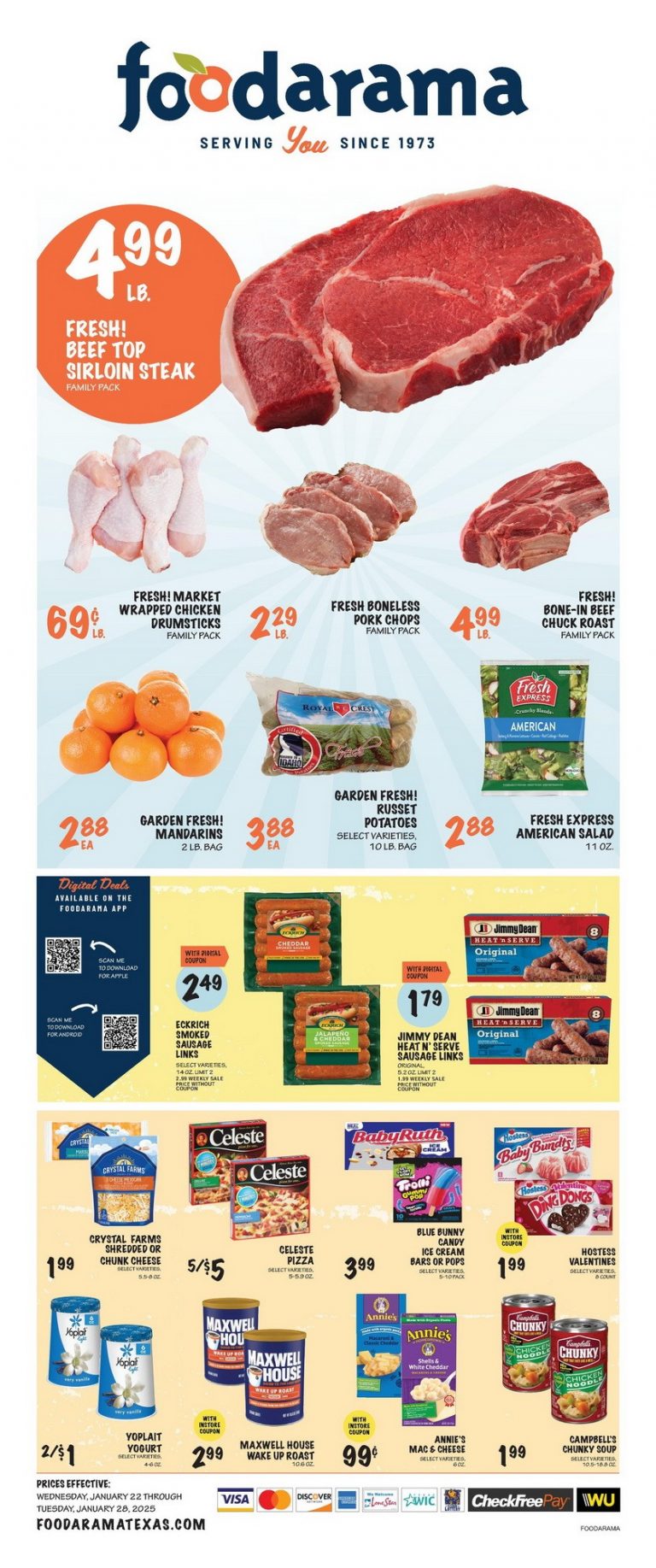 Foodarama Weekly Ad Jan 22 – Jan 28, 2025