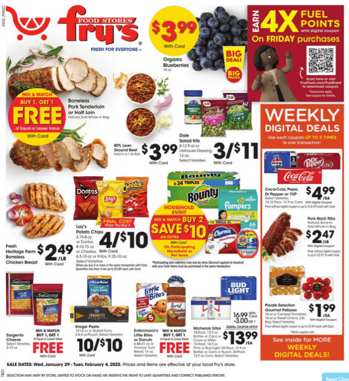 Fry's Food Weekly Ad Jan 29 – Feb 04, 2025 (Valentine's Day Promotion ...