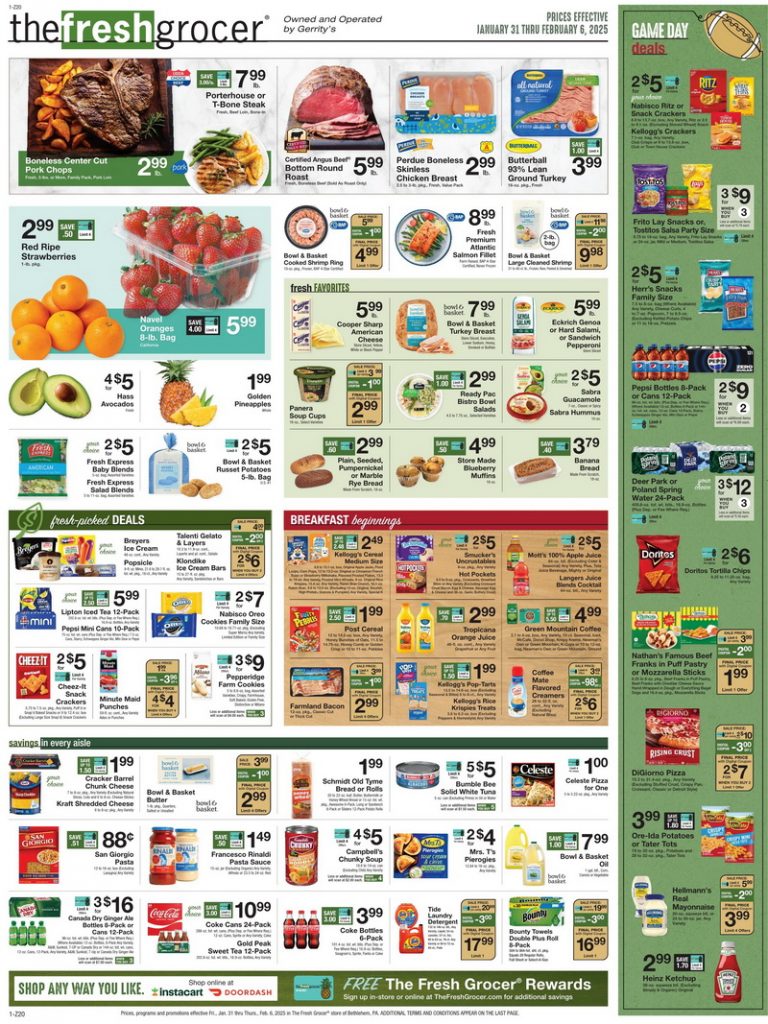 Gerrity's Supermarkets Weekly Ad Jan 31 – Feb 06, 2025