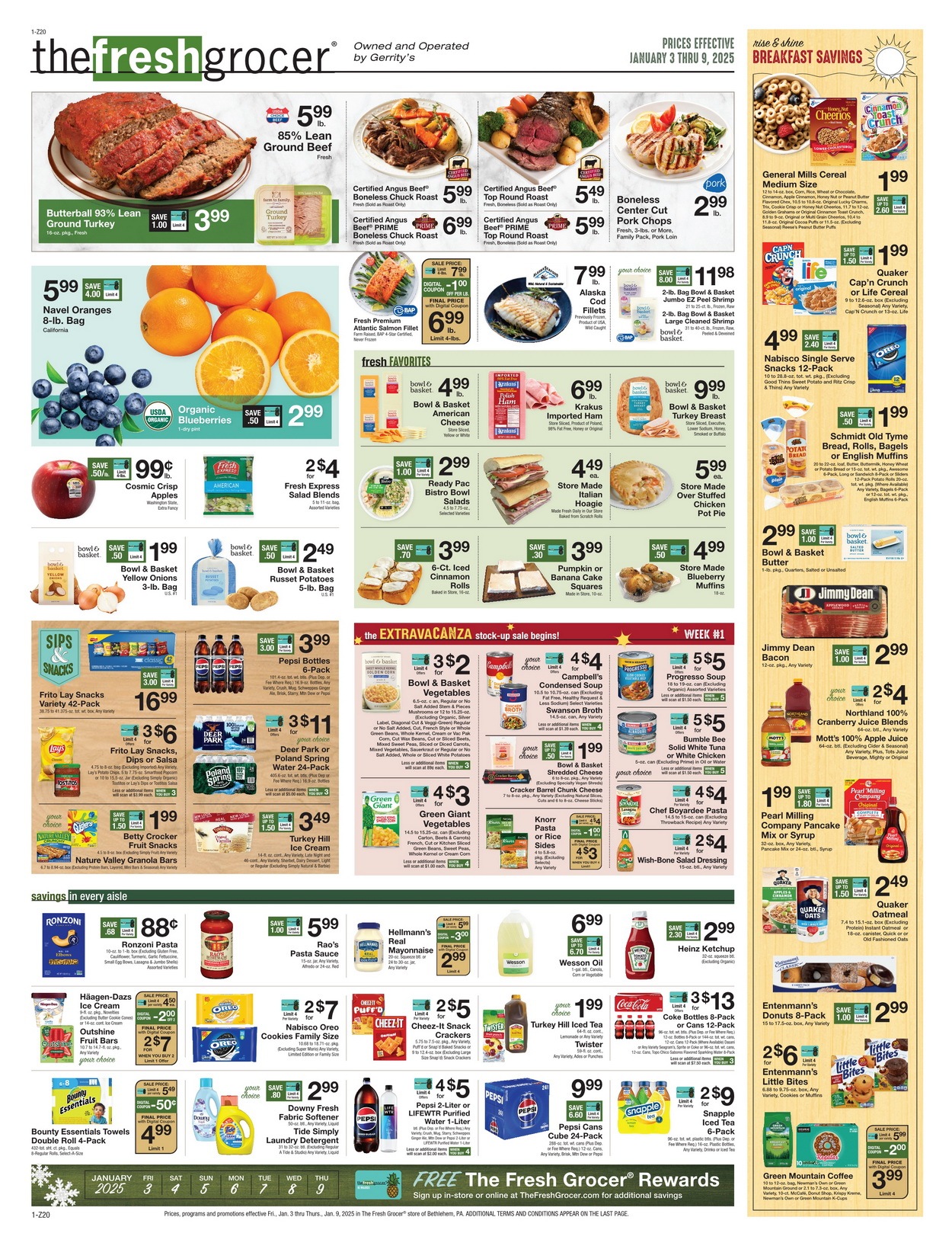Gerrity's Supermarkets Weekly Ad Jan 03 – Jan 09, 2025