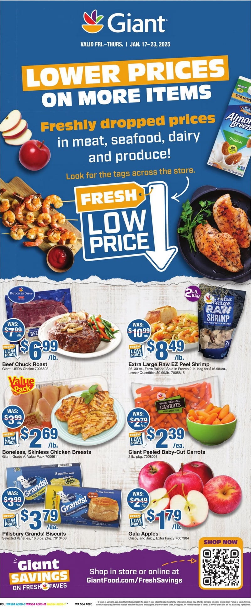 Giant Food Weekly Ad Jan 17 – Jan 23, 2025