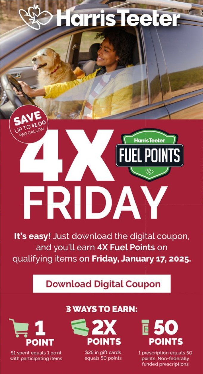 Harris Teeter Weekly Ad Jan 15 – Jan 21, 2025