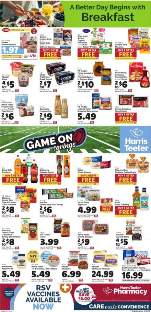 Harris Teeter Weekly Ad Jan 15 – Jan 21, 2025