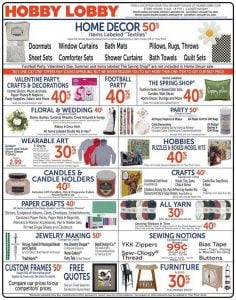 Hobby Lobby Weekly Ad Jan 19 – Jan 25, 2025