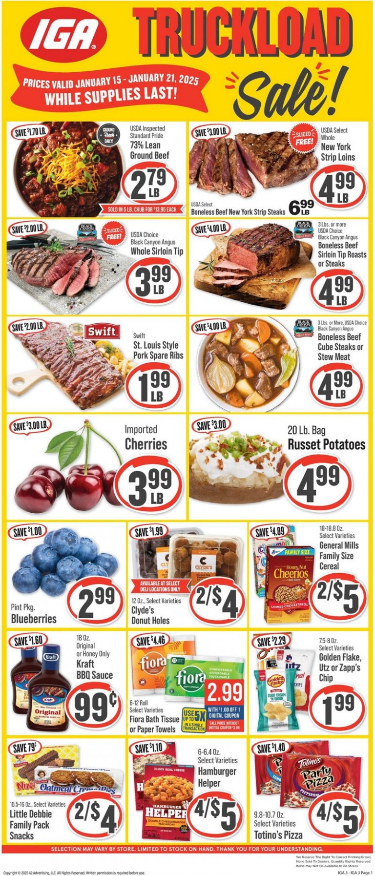 IGA Weekly Ad Jan 15 – Jan 21, 2025