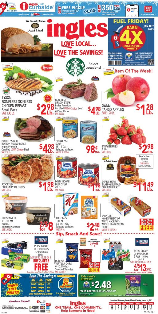Ingles Weekly Ad Jan 08 – Jan 14, 2025