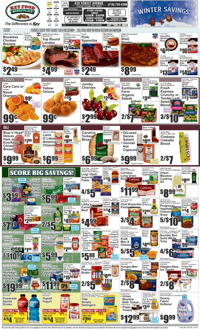 Key Food Weekly Ad Jan 24 – Jan 30, 2025
