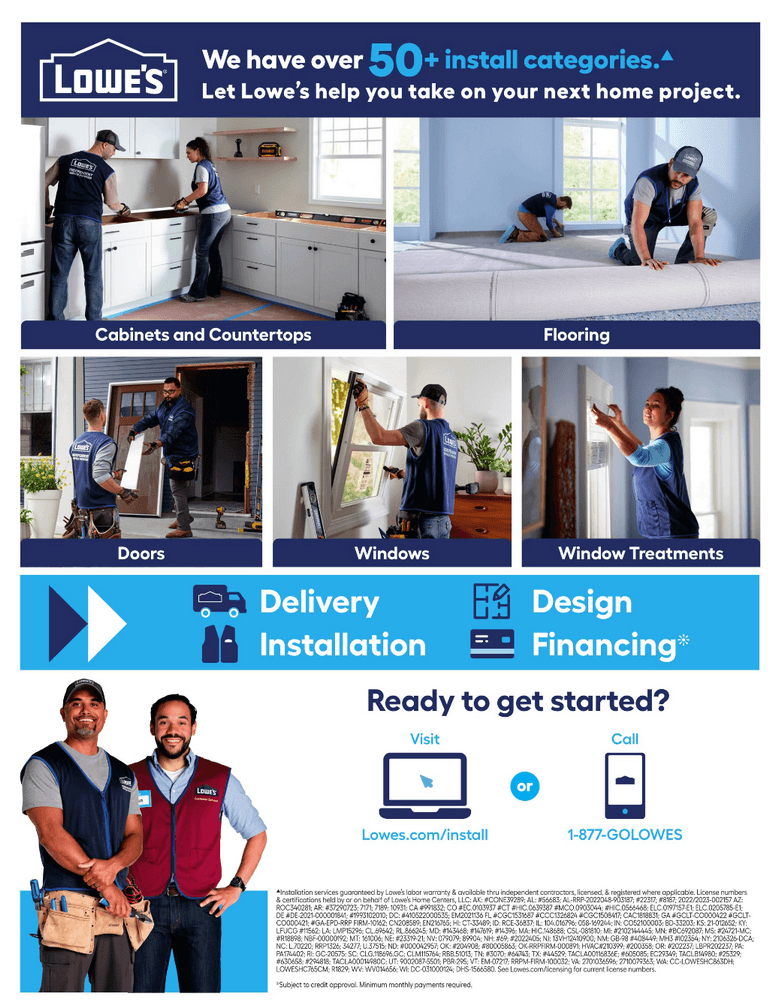 Lowe's Weekly Ad Jan 23 – Jan 29, 2025