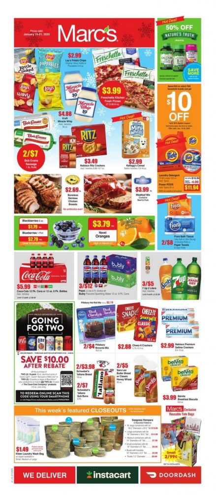 Marc's Weekly Ad Jan 15 – Jan 21, 2025