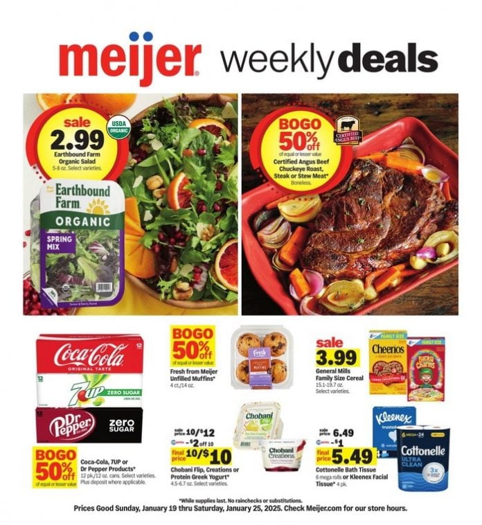 Meijer Weekly Ad Jan 19 – Jan 25, 2025