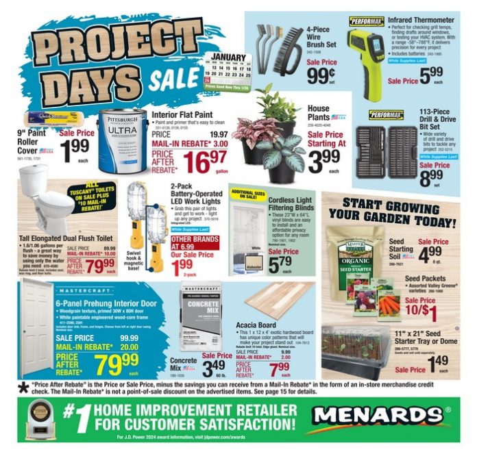 Menards Weekly Ad Jan 13 – Jan 26, 2025