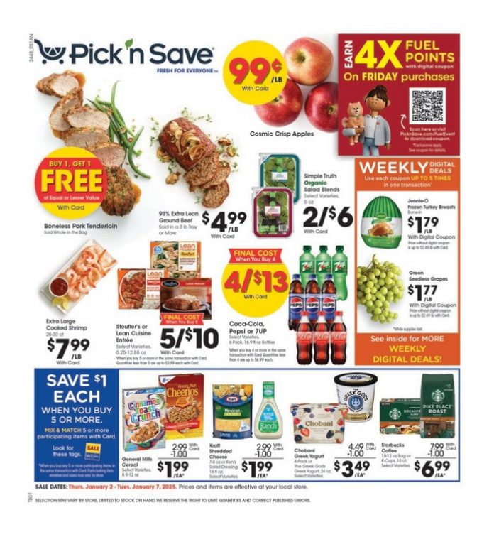 Pick 'n Save Weekly Ad Jan 02 – Jan 07, 2025