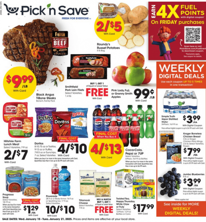 Pick 'n Save Weekly Ad Jan 15 – Jan 21, 2025