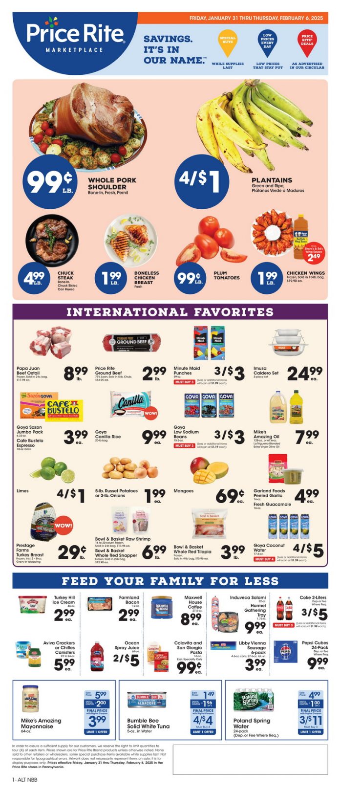 Price Rite Weekly Ad Jan 31 – Feb 06, 2025