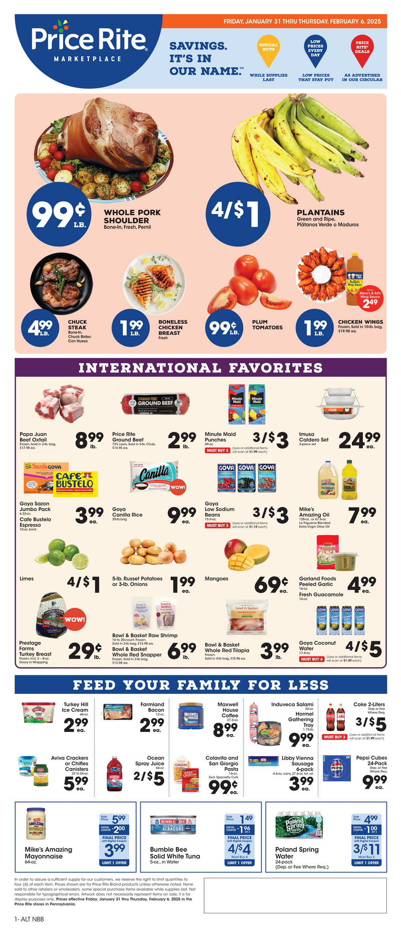 Price Rite Weekly Ad Jan 31 – Feb 06, 2025