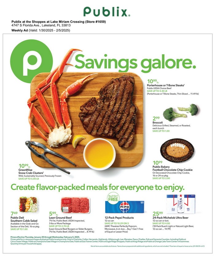 Publix Weekly Ad Jan 30 – Feb 05, 2025