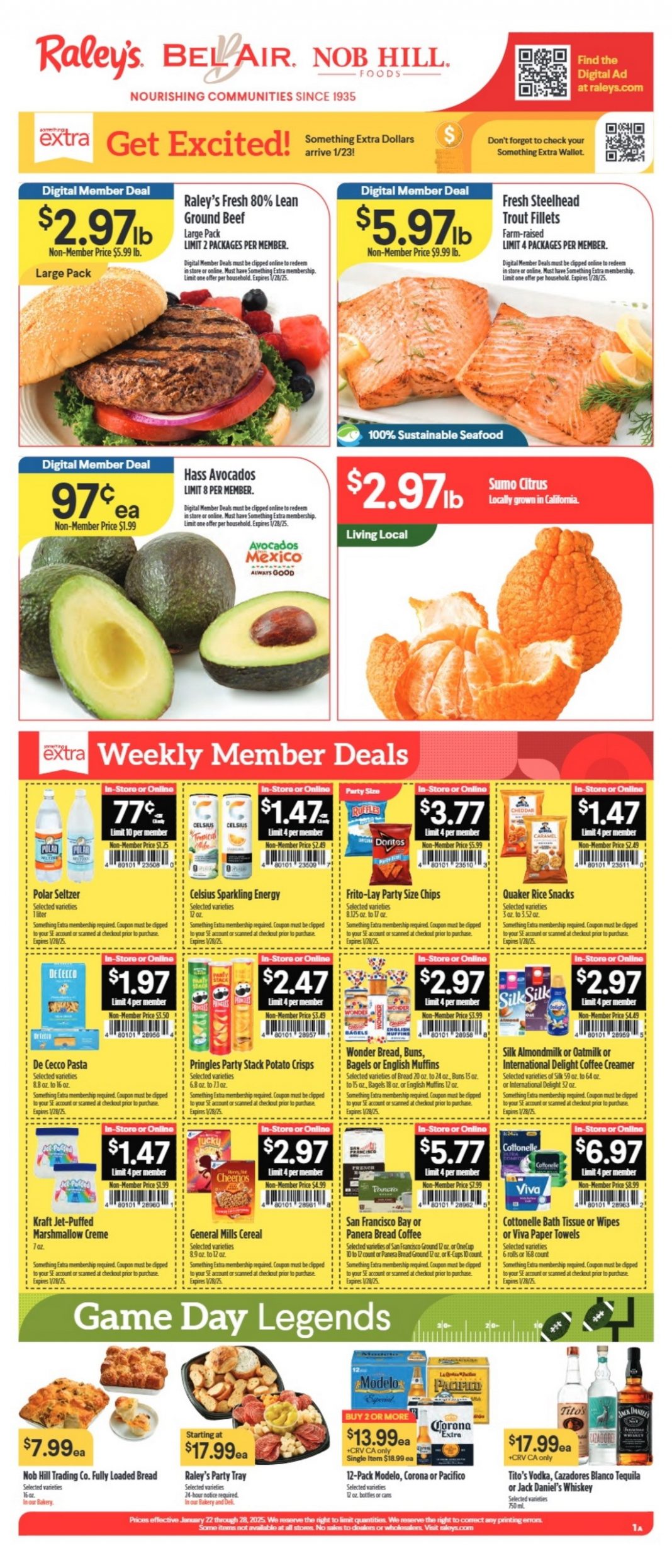 Raley's Weekly Ad Jan 22 – Jan 28, 2025